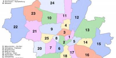 Minhenes kartes - Kartes, Minhene (Bavārija, Vācija)